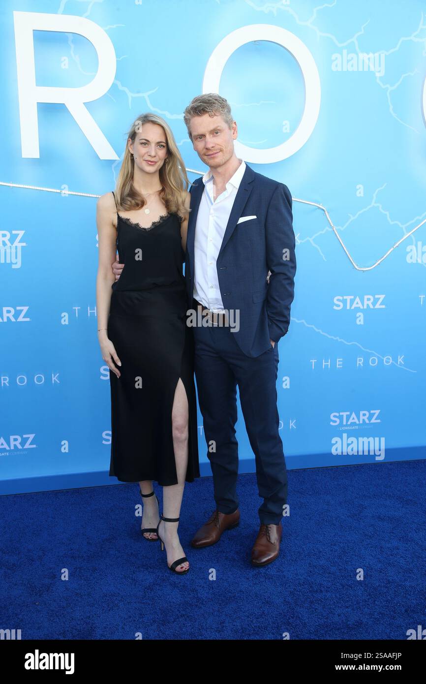 Sam Holcroft and Al Blyth at 'The Rook' TV Show Premiere, Arrivals, The ...