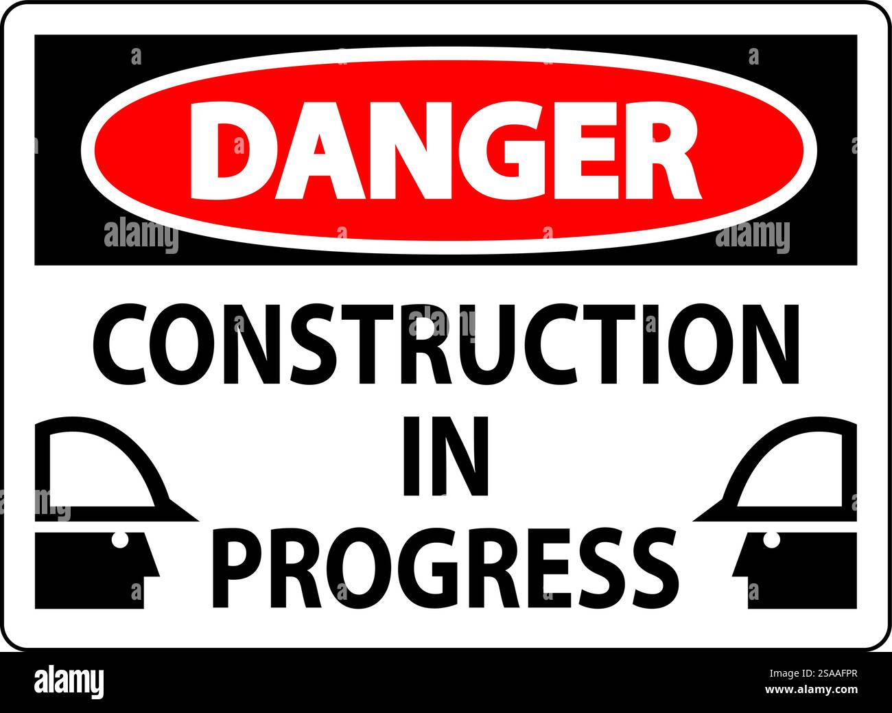 Danger traffic sign road board Stock Vector Images - Alamy