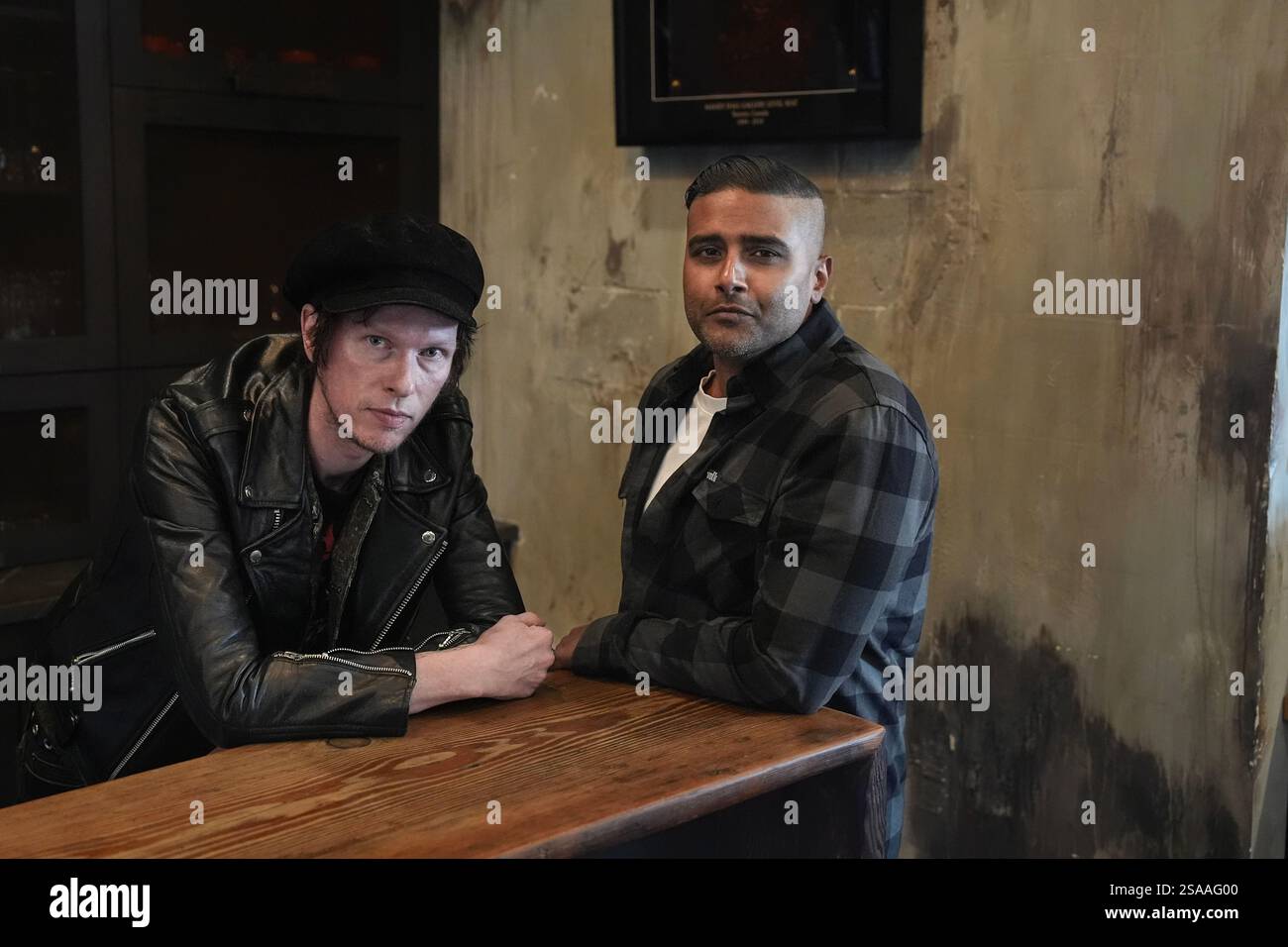 Toronto, Canada. 07th Jan, 2025. Sum 41 lead guitarist Dave Baksh, also known as "Dave ...