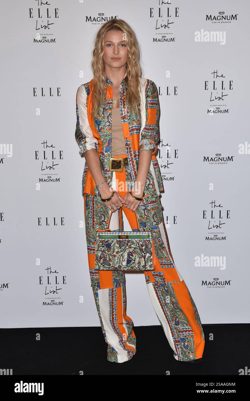 Lily Travers attends The ELLE List 2019 VIP Party at The Petersham ...