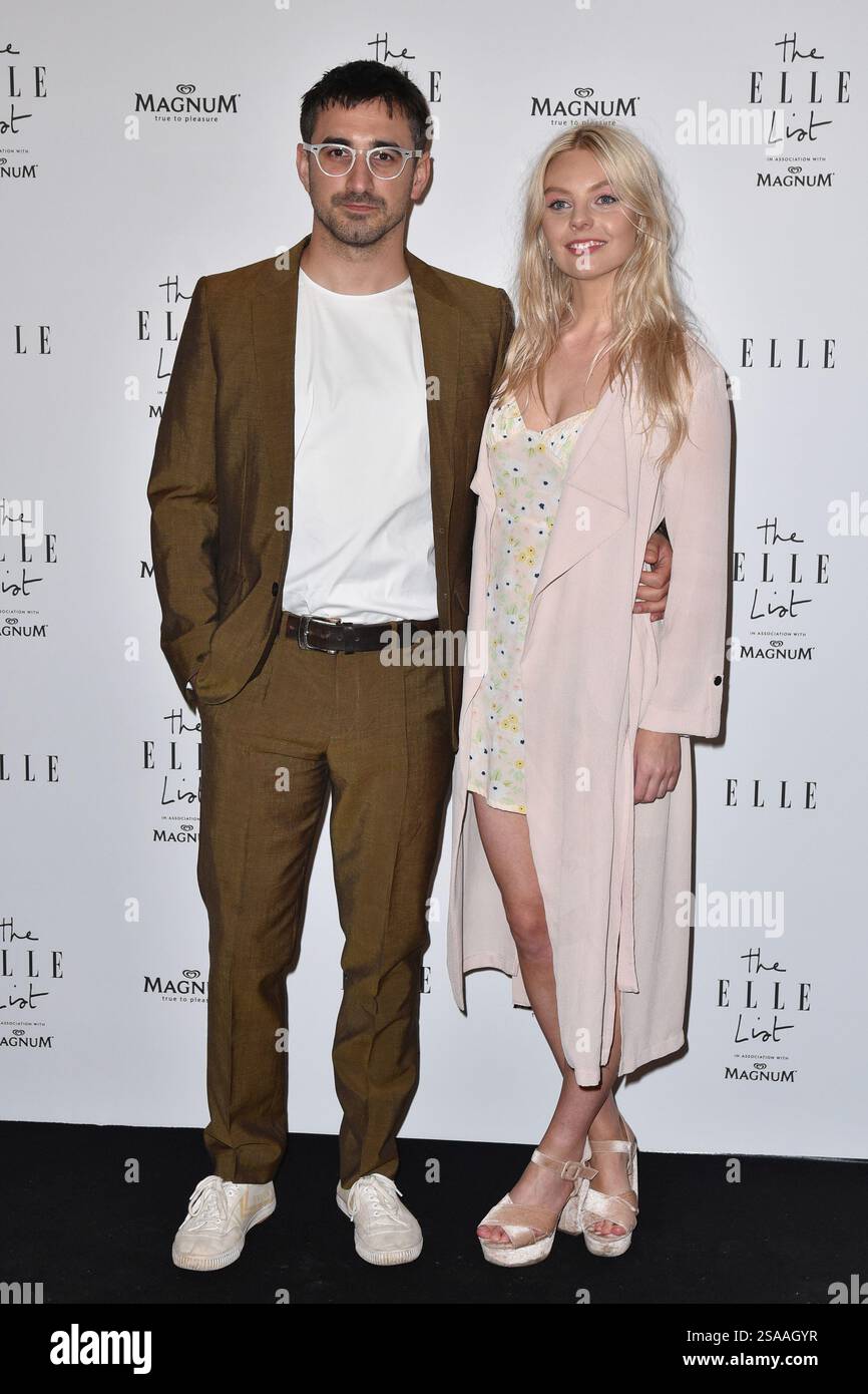 Ferdinand Kingsley and Nell Hudson attends The ELLE List 2019 VIP Party ...