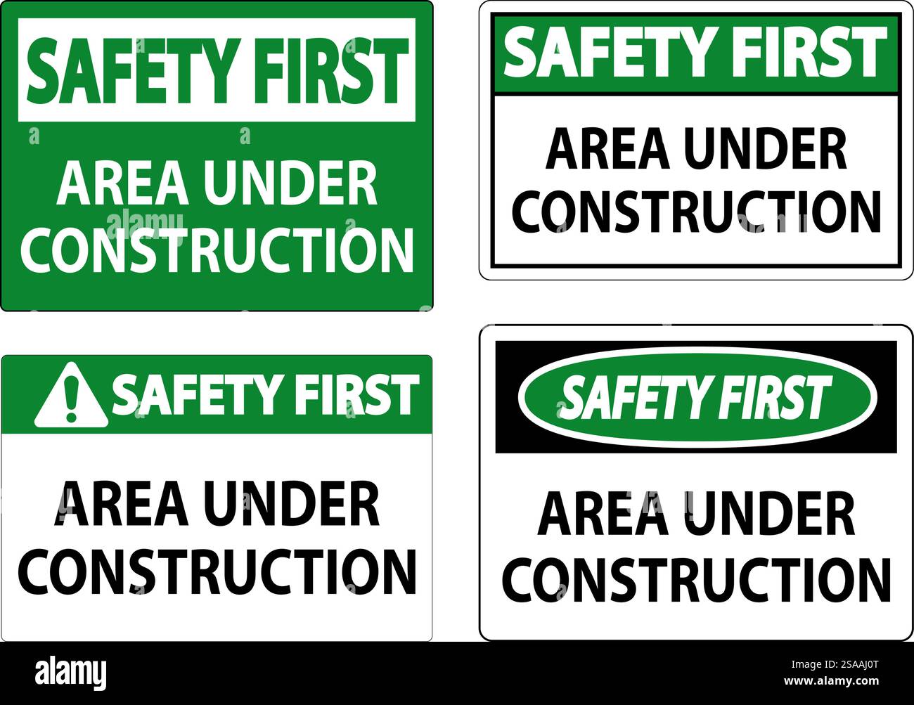 Safety first ribbon ribbon hi-res stock photography and images - Alamy