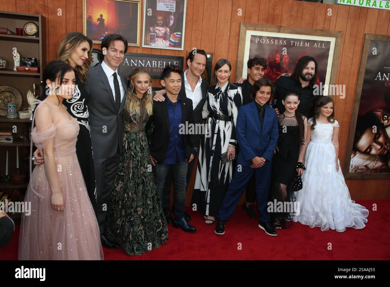 Cast of 'Annabelle Comes Home' at Warner Bros. Pictures and New Line ...