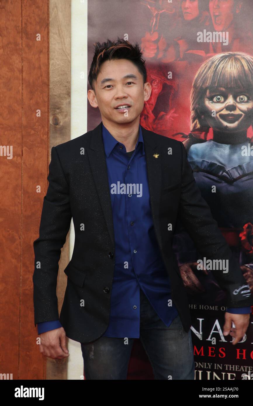 James Wan at Warner Bros. Pictures and New Line Cinema 'ANNABELLE COMES ...