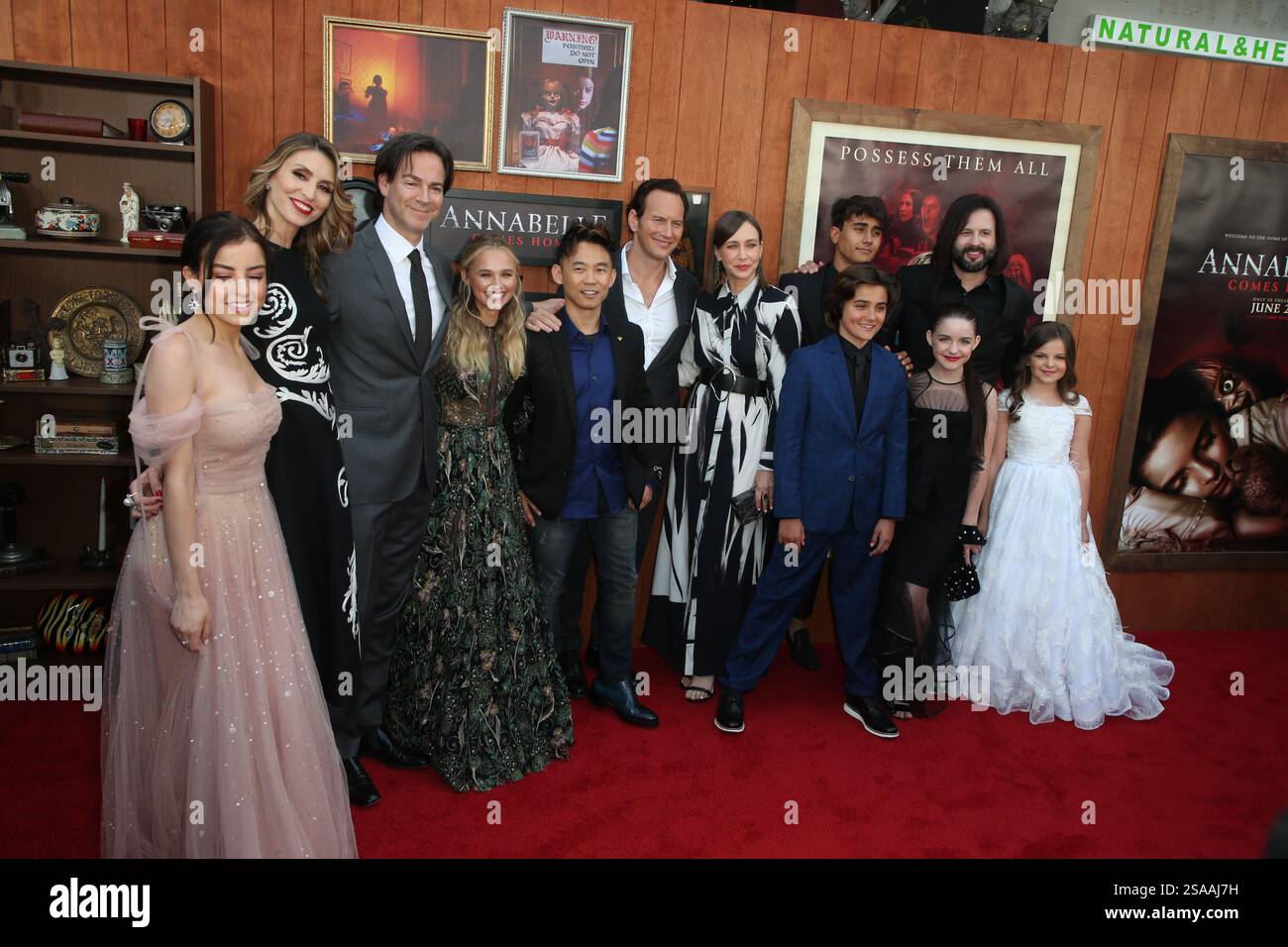 Cast of 'Annabelle Comes Home' at Warner Bros. Pictures and New Line ...