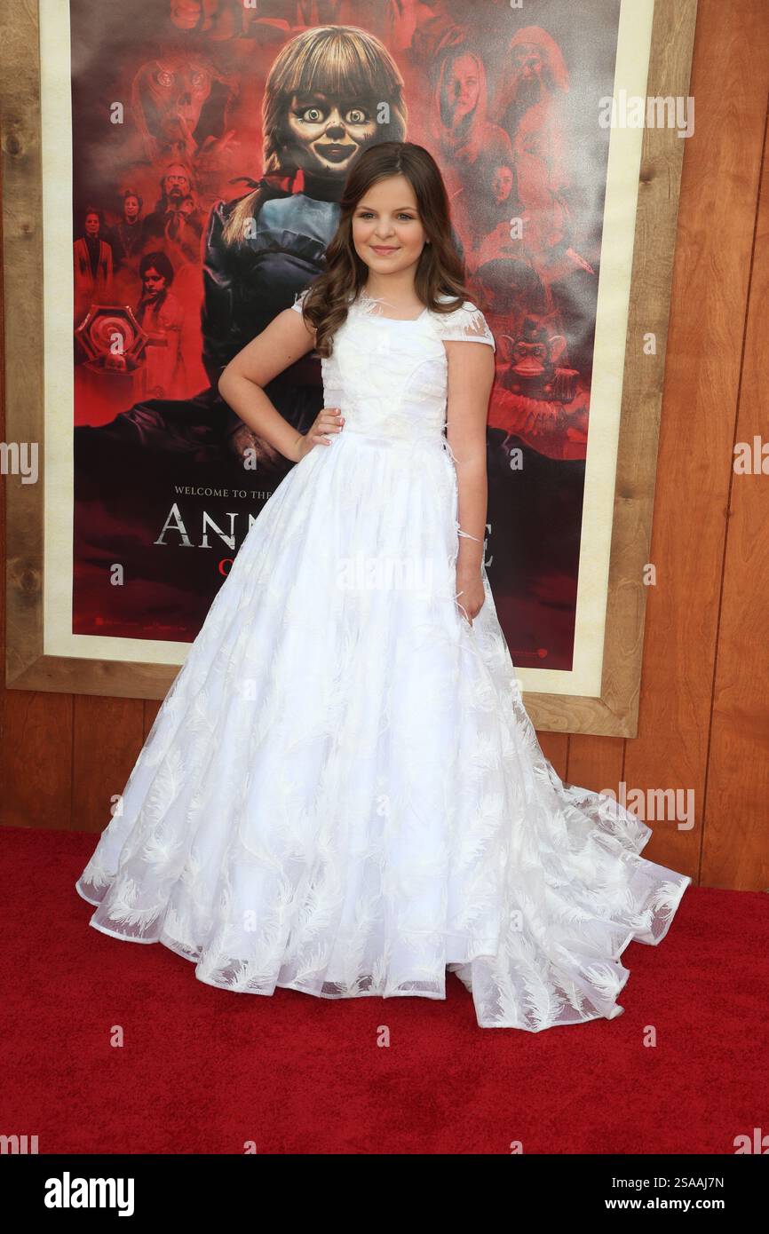 Samara Lee Ash at Warner Bros. Pictures and New Line Cinema 'ANNABELLE COMES HOMES' World ...