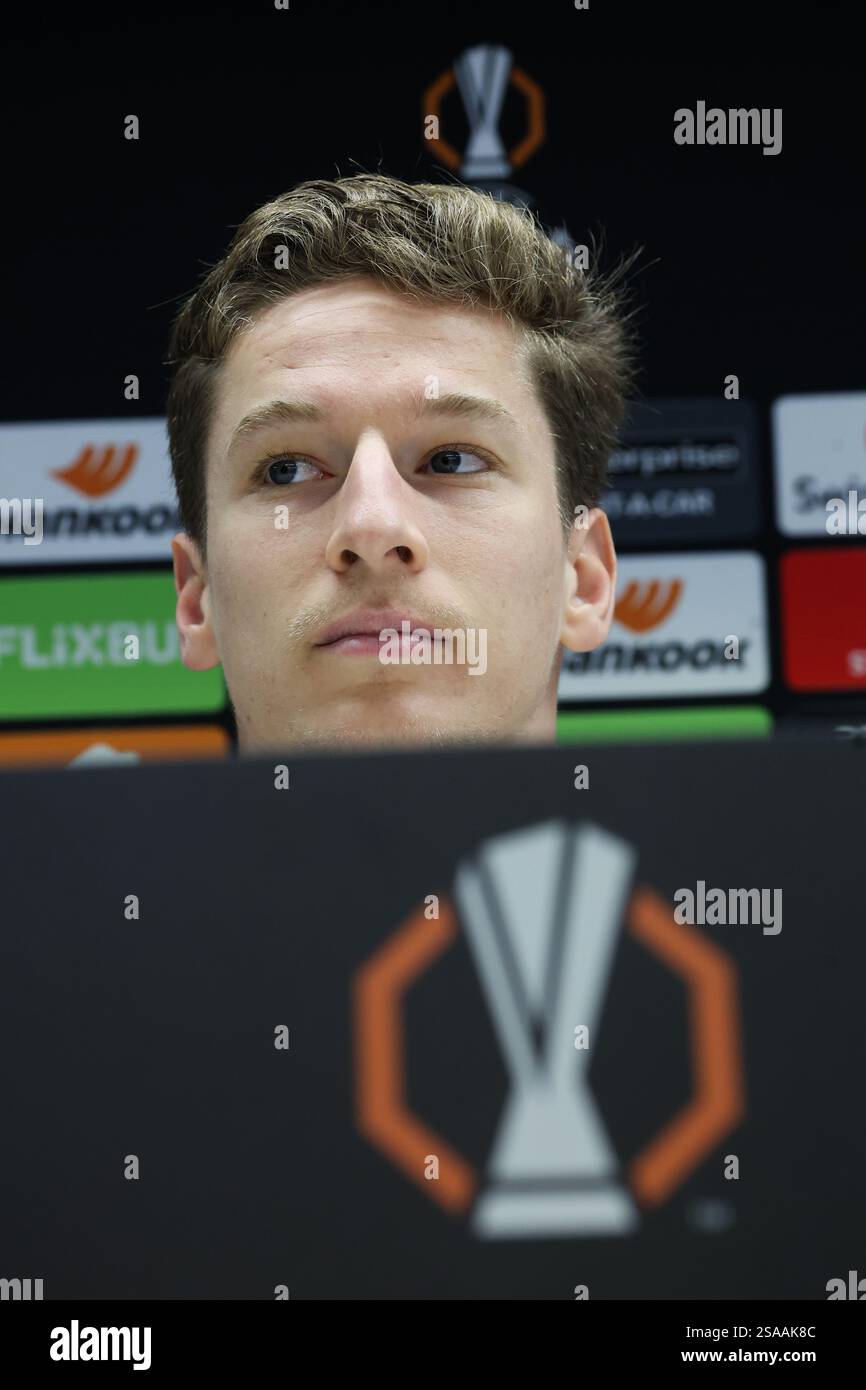 Anderlecht's Yari Verschaeren pictured during a press conference of ...