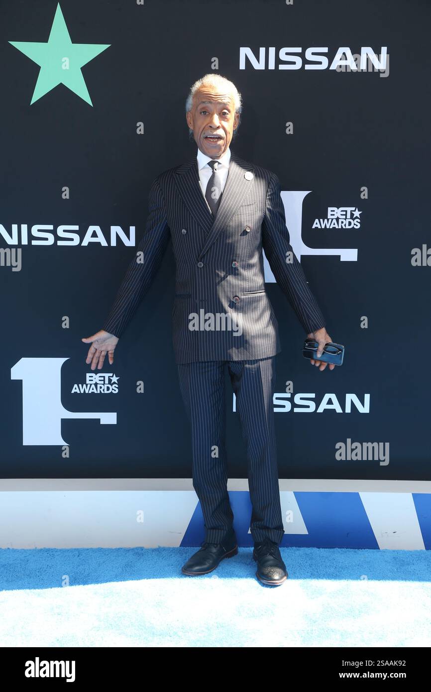 Reverend Al Sharpton at the BET Awards, Arrivals, Microsoft Theater ...