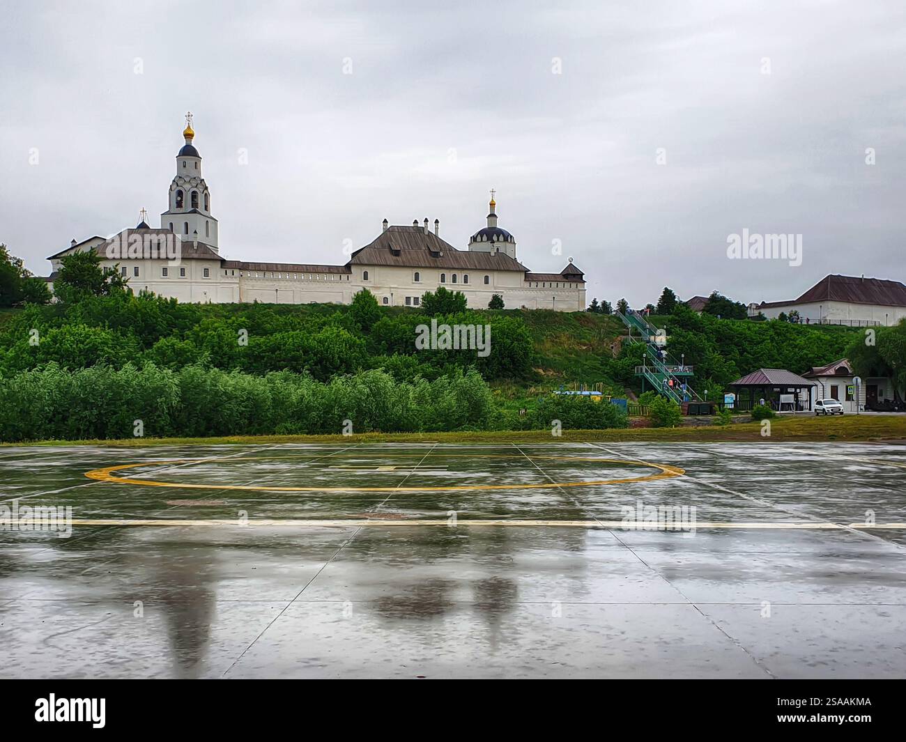 Sviyazhsk, Our Lady of the Assumption Monastery on the island. General ...