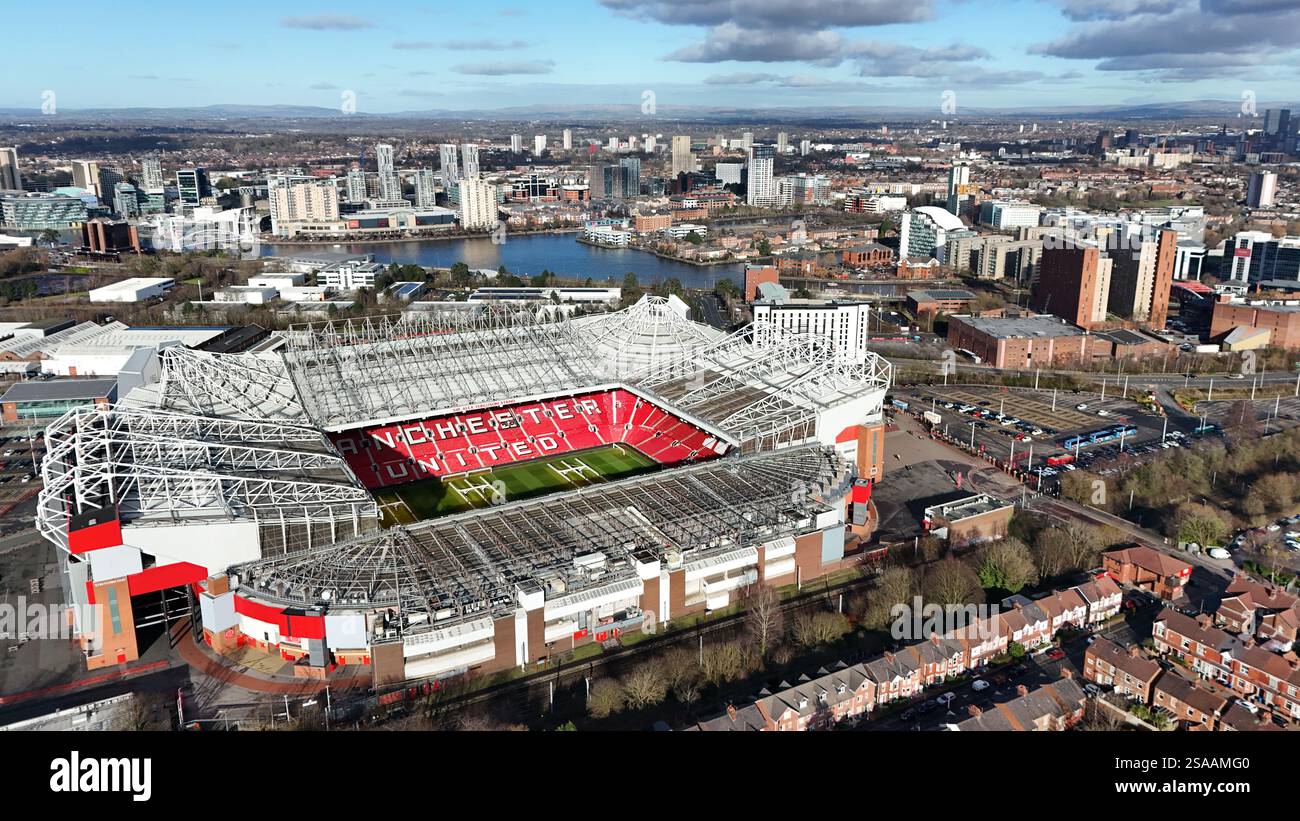 A general view of Old Trafford, home of Manchester United. A new or ...