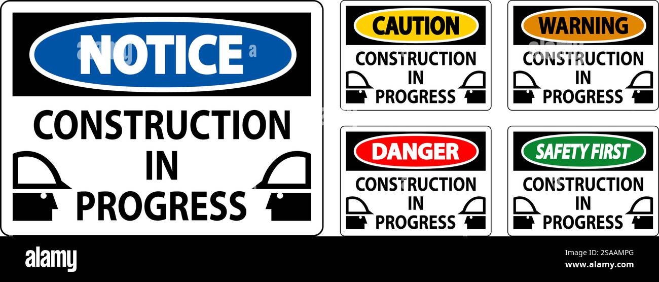 Caution road sign in Stock Vector Images - Alamy