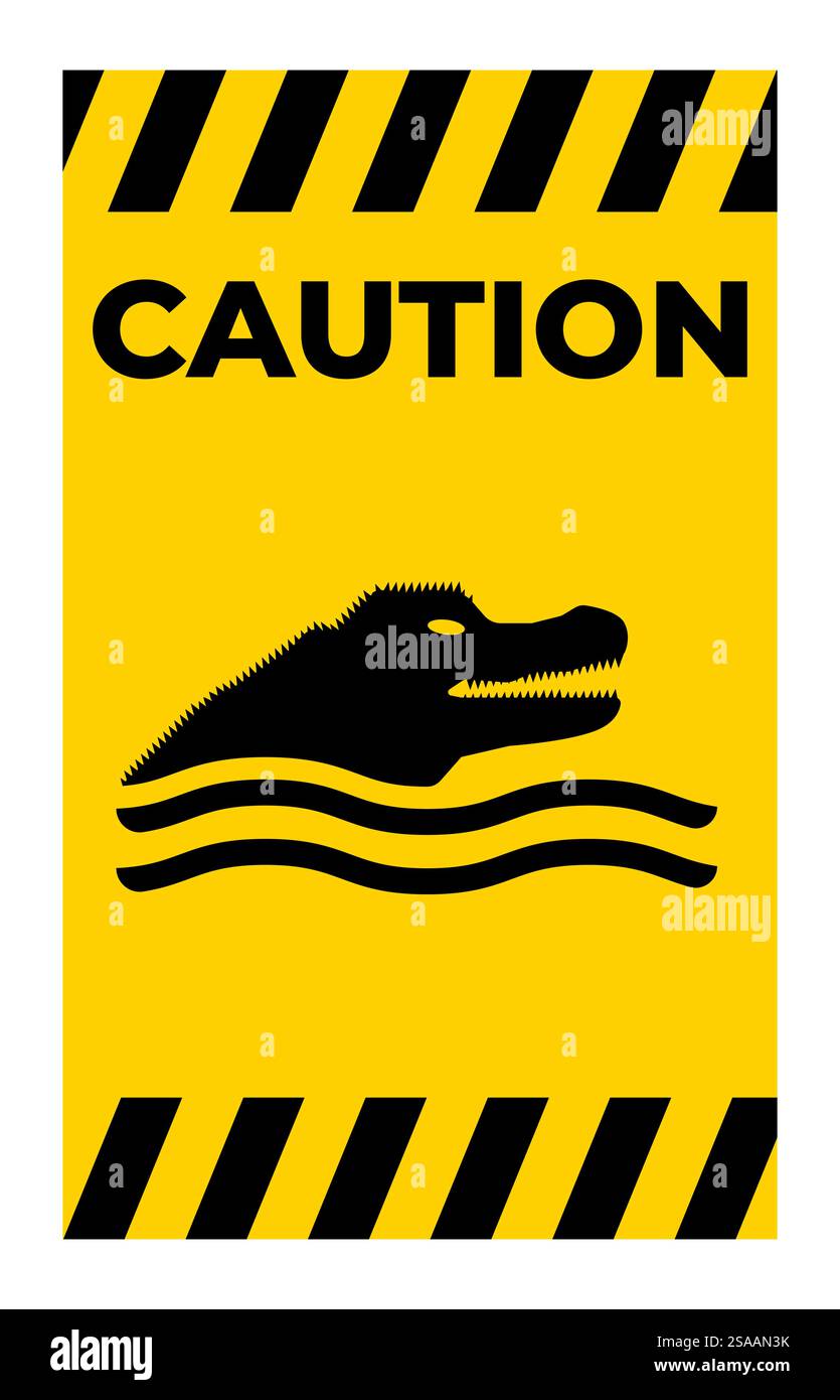 Alligator in water Cut Out Stock Images & Pictures - Alamy