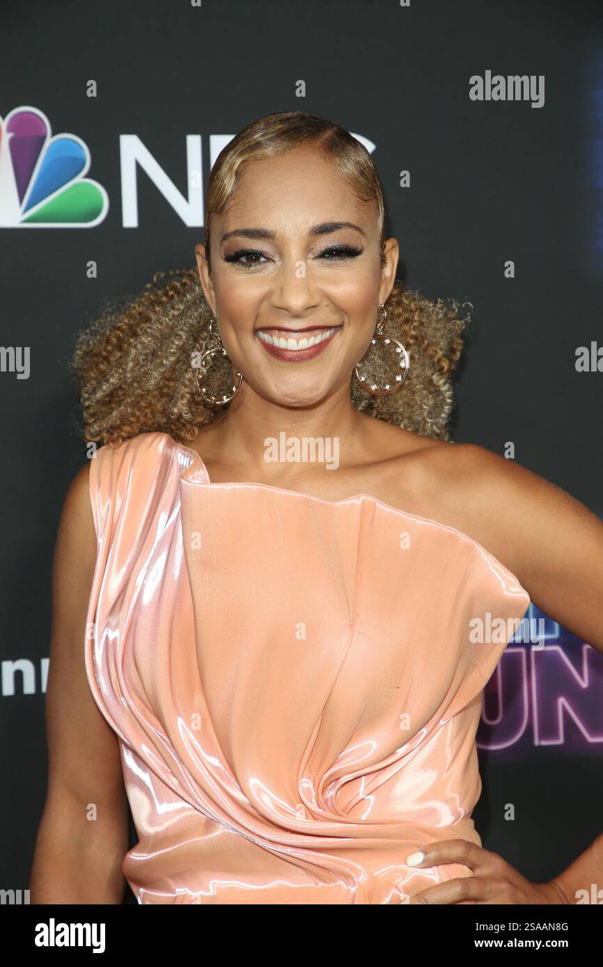 Amanda Seales at the 'Bring The Funny' TV show premiere, Los Angeles, USA - 26th June 2019 Stock ...