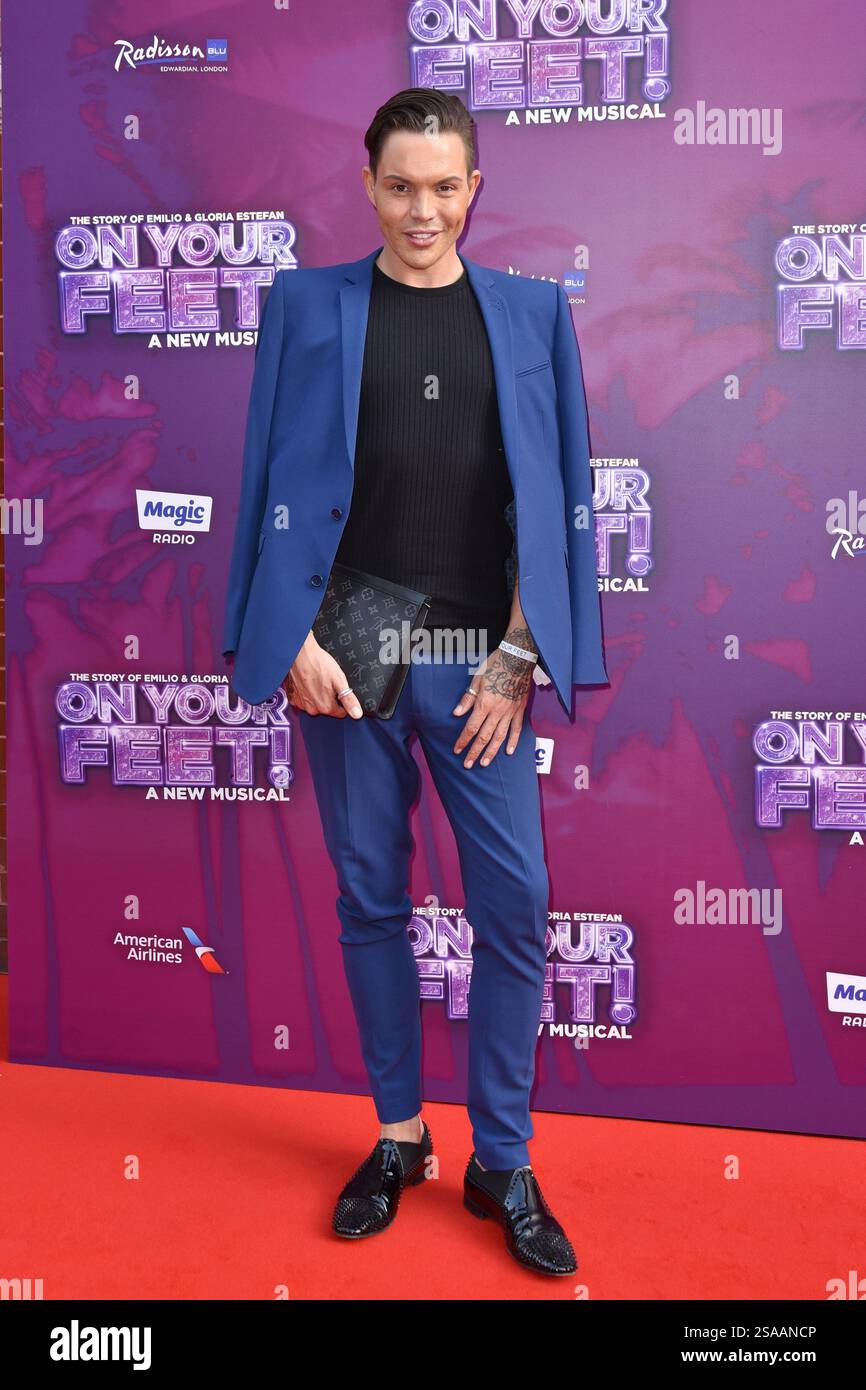 Bobby Cole Norris attends the 'On Your Feet' Press Night at the London ...