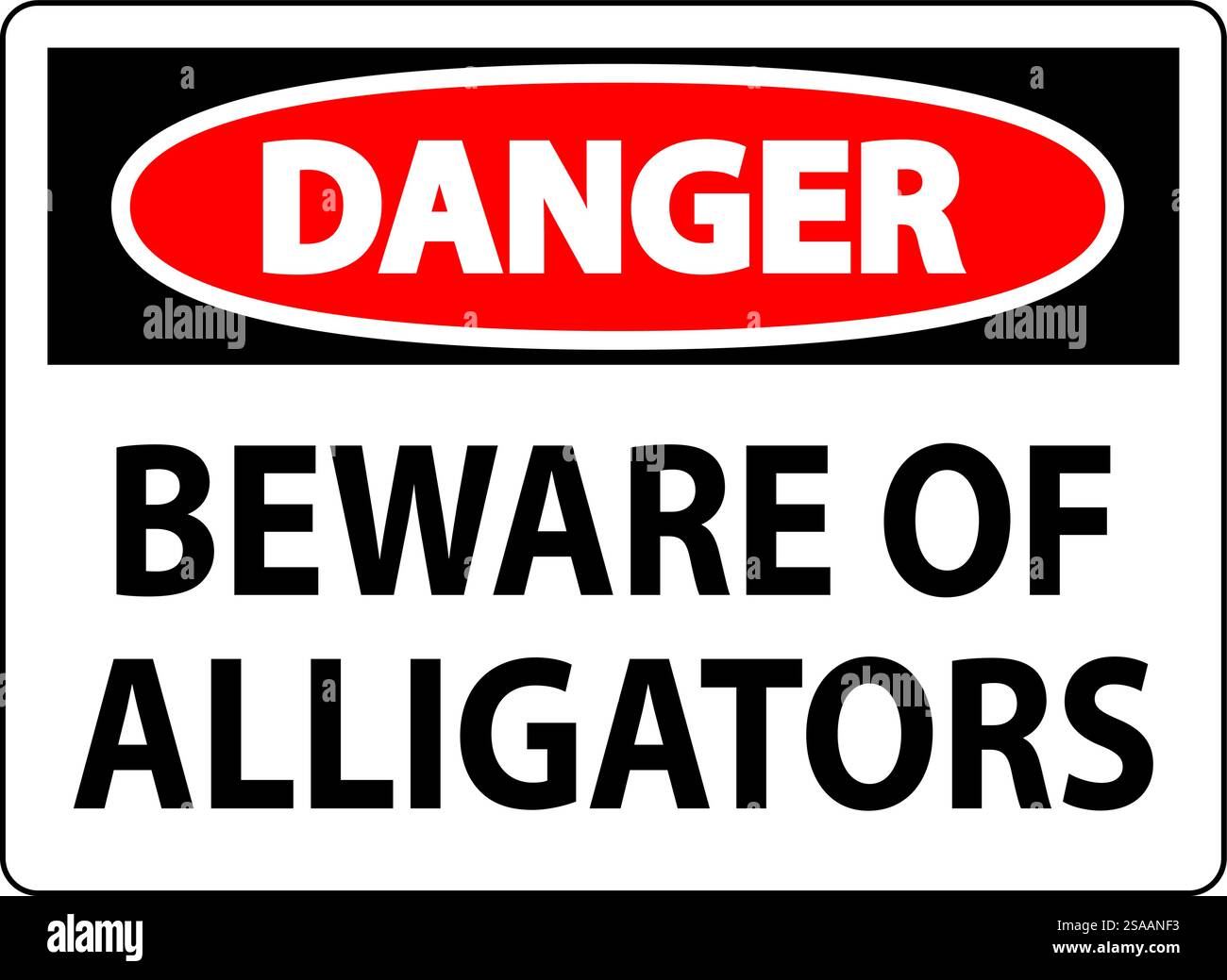 Beware dangerous sign Stock Vector Images - Alamy
