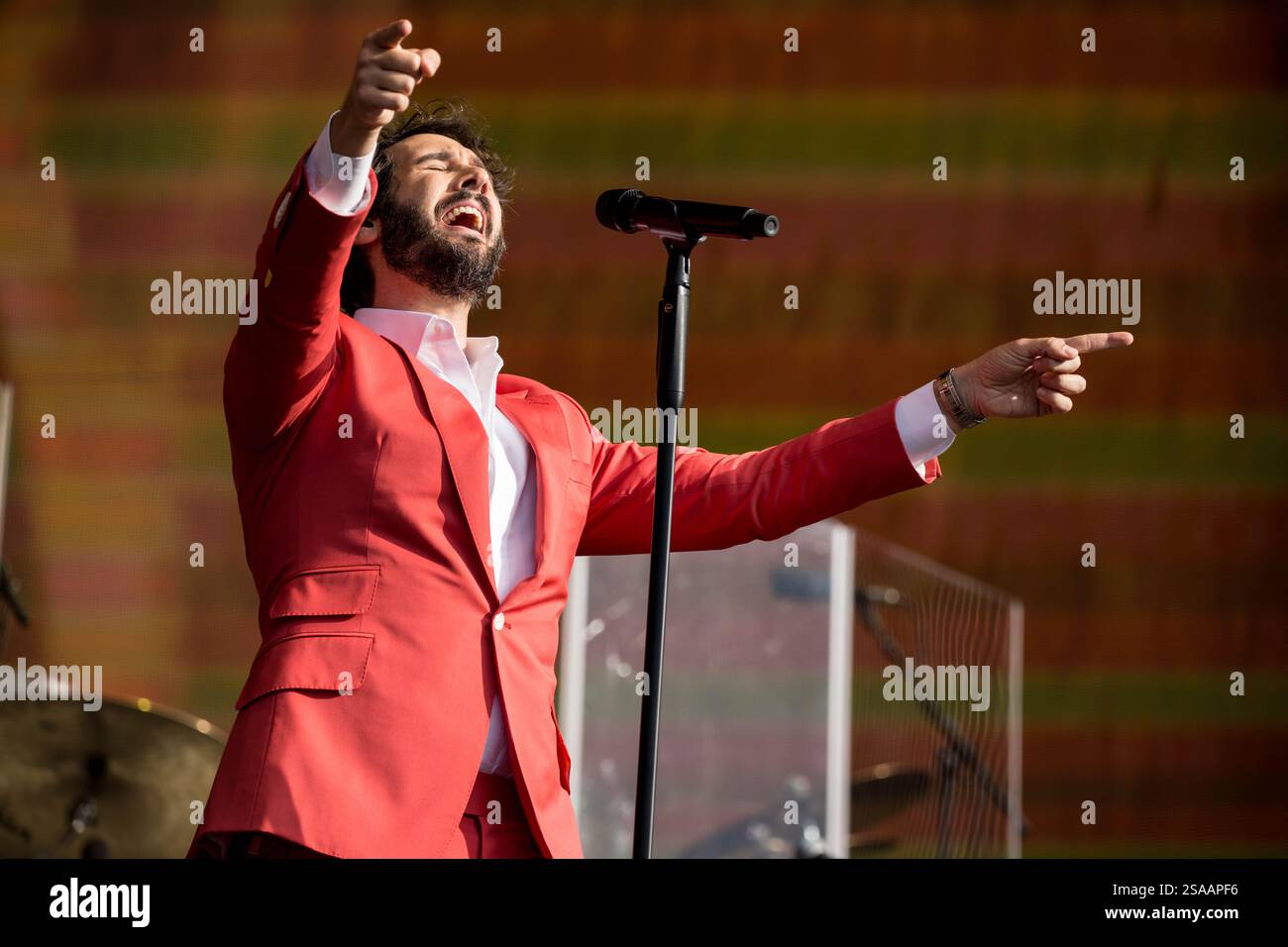 Josh Groban performs live on stage during British Summertime at Hyde ...