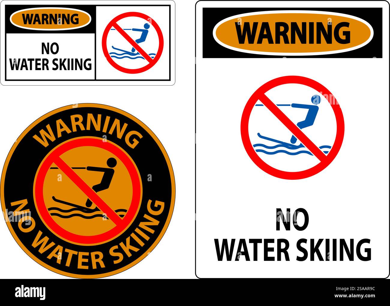 Outdoor water use restriction Stock Vector Images - Alamy