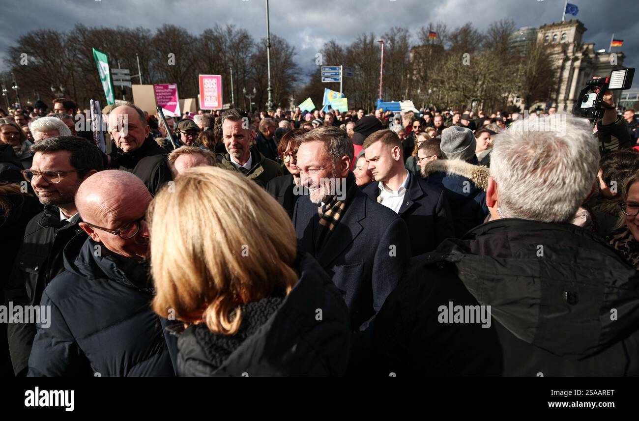 Berlin, Germany. 29th Jan, 2025. Christian Lindner (FDP, M), party ...