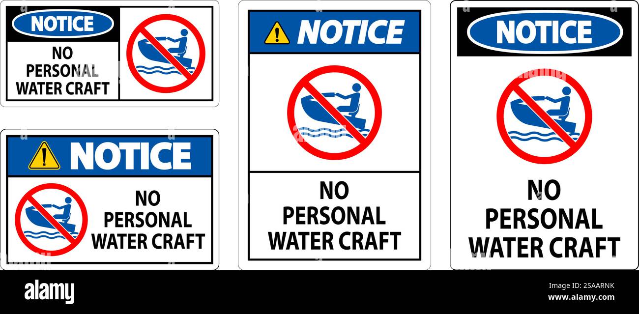 No personal watercraft sign hi-res stock photography and images - Alamy