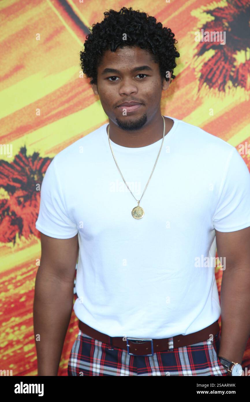 Isaiah john arrive at the premiere of FX's "Snowfall" Season 3 at Bovard Auditorium At USC on ...