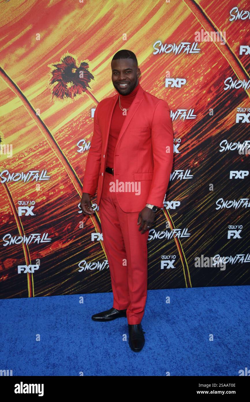 Amin Joseph arrive at the premiere of FX's "Snowfall" Season 3 at ...