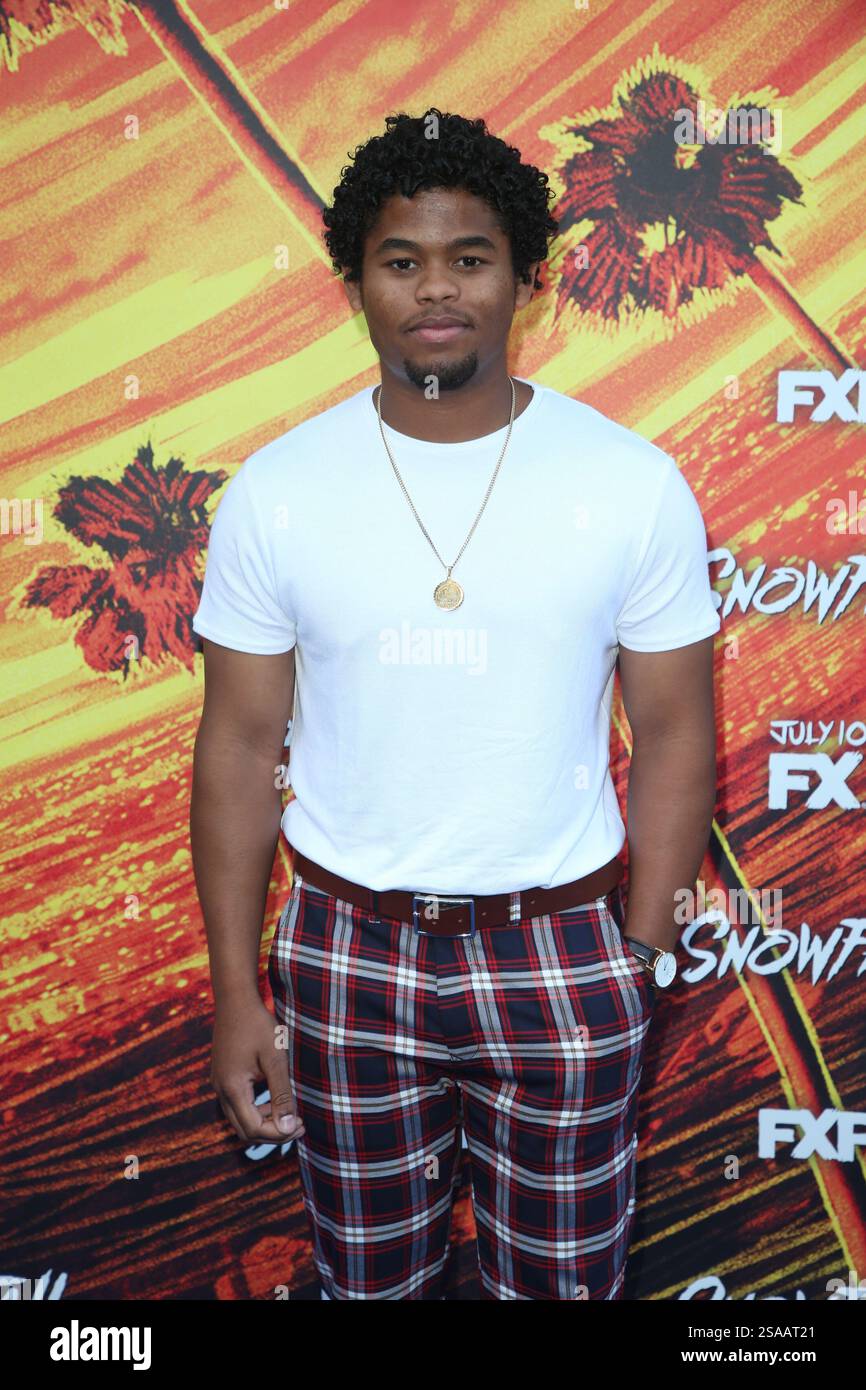 Isaiah john arrive at the premiere of FX's "Snowfall" Season 3 at Bovard Auditorium At USC on ...