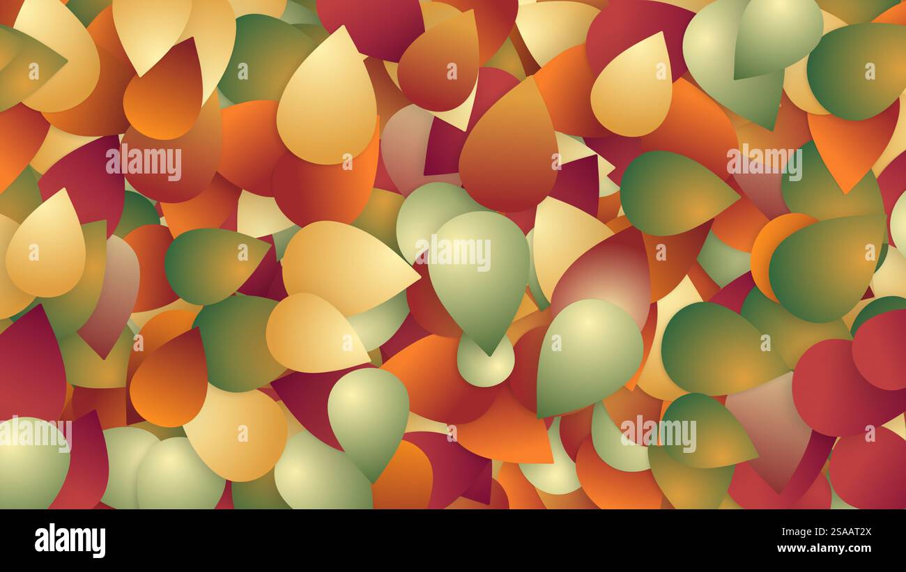 Autumn fall leaves background. Simple and beautiful illustration Stock ...