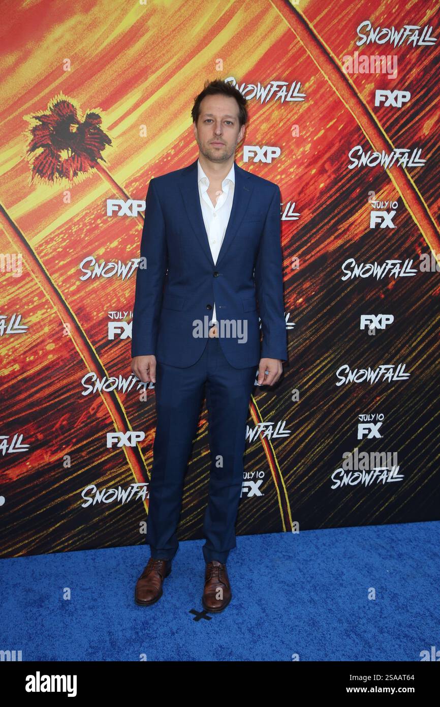 Dave Andron arrive at the premiere of FX's "Snowfall" Season 3 at ...