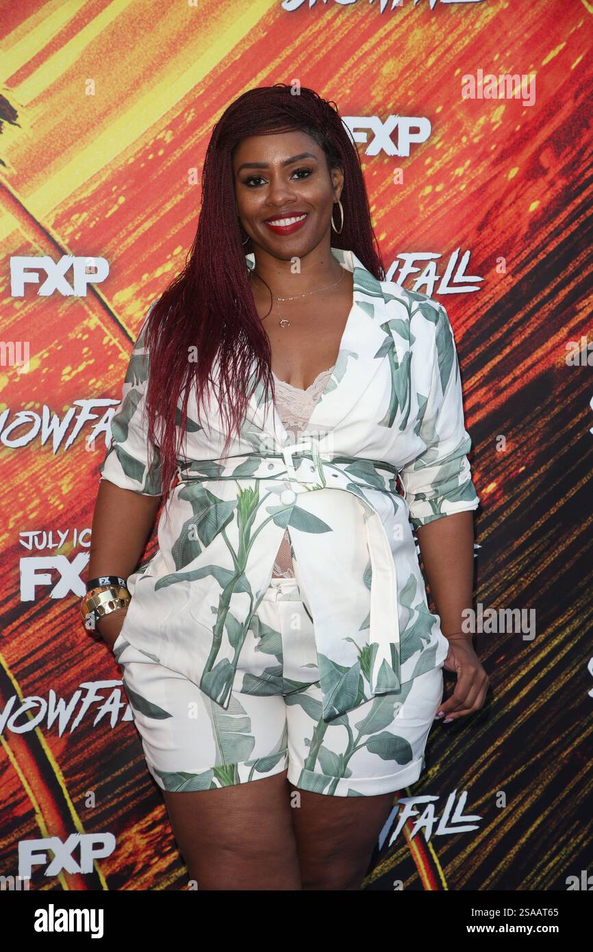 Nataaha Tash Grey arrive at the premiere of FX's "Snowfall" Season 3 at ...