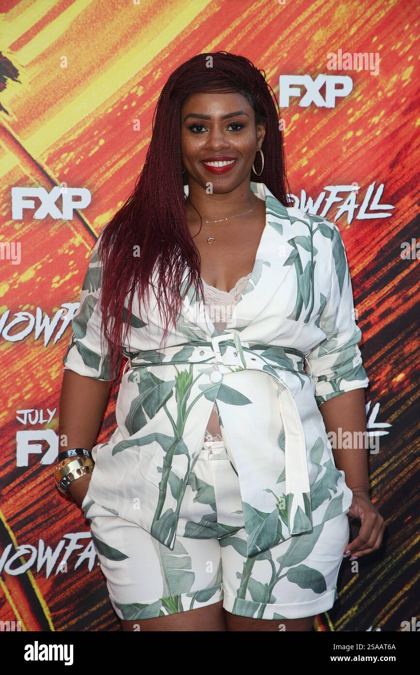 Nataaha Tash Grey arrive at the premiere of FX's "Snowfall" Season 3 at ...
