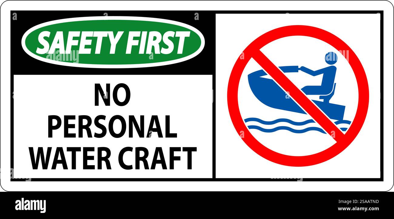 No personal watercraft sign hi-res stock photography and images - Alamy
