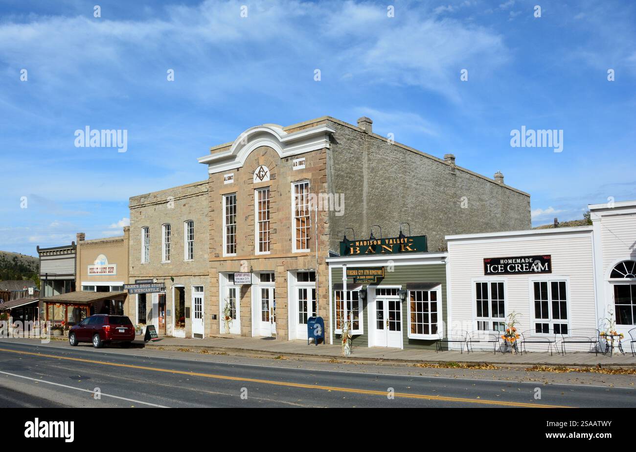 Virginia City, one of Montana's most famous ghost towns,preserved for ...