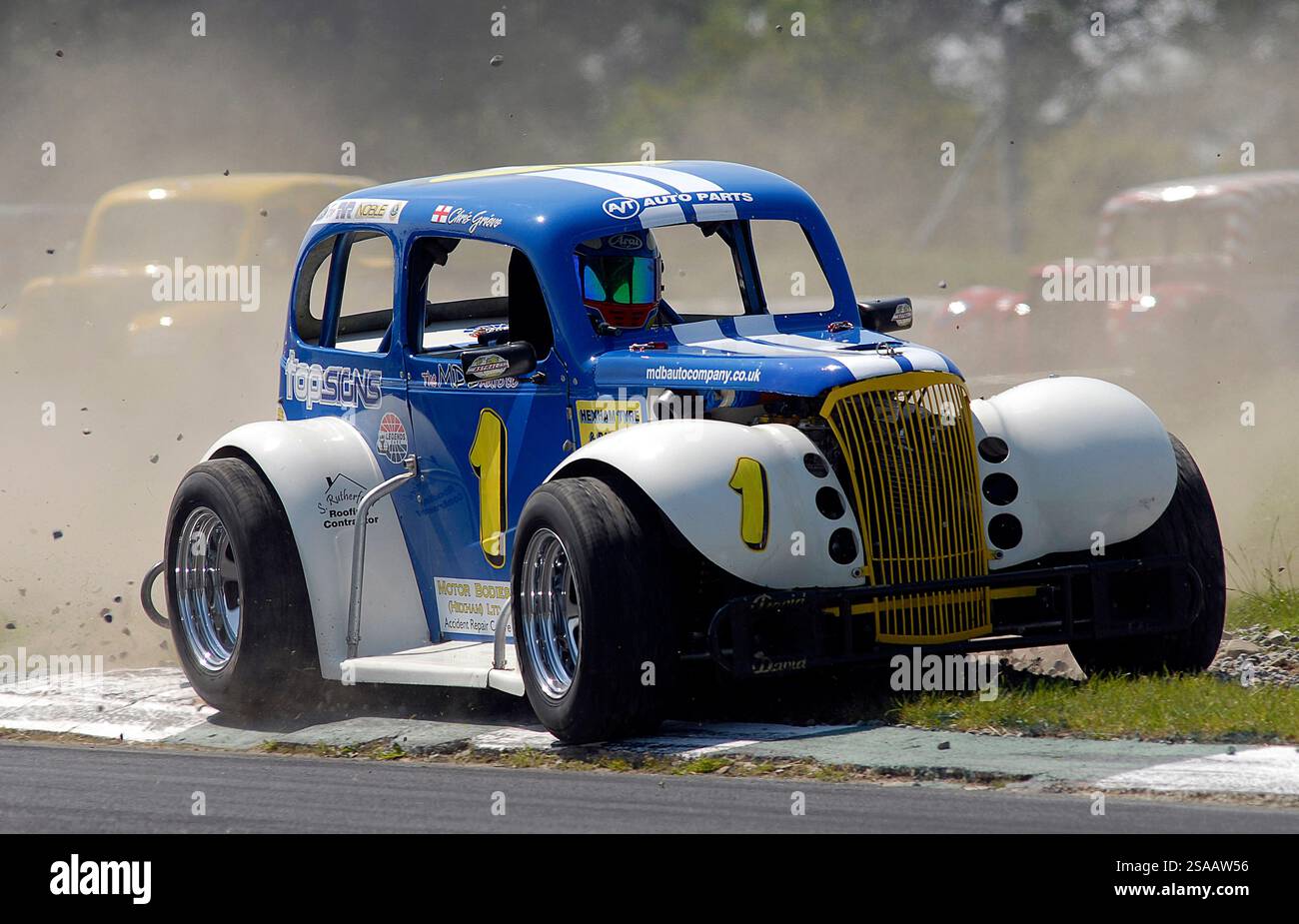 A midget type Racing Car ,at Mondello Park Race Circuit ,Count Kildare ...