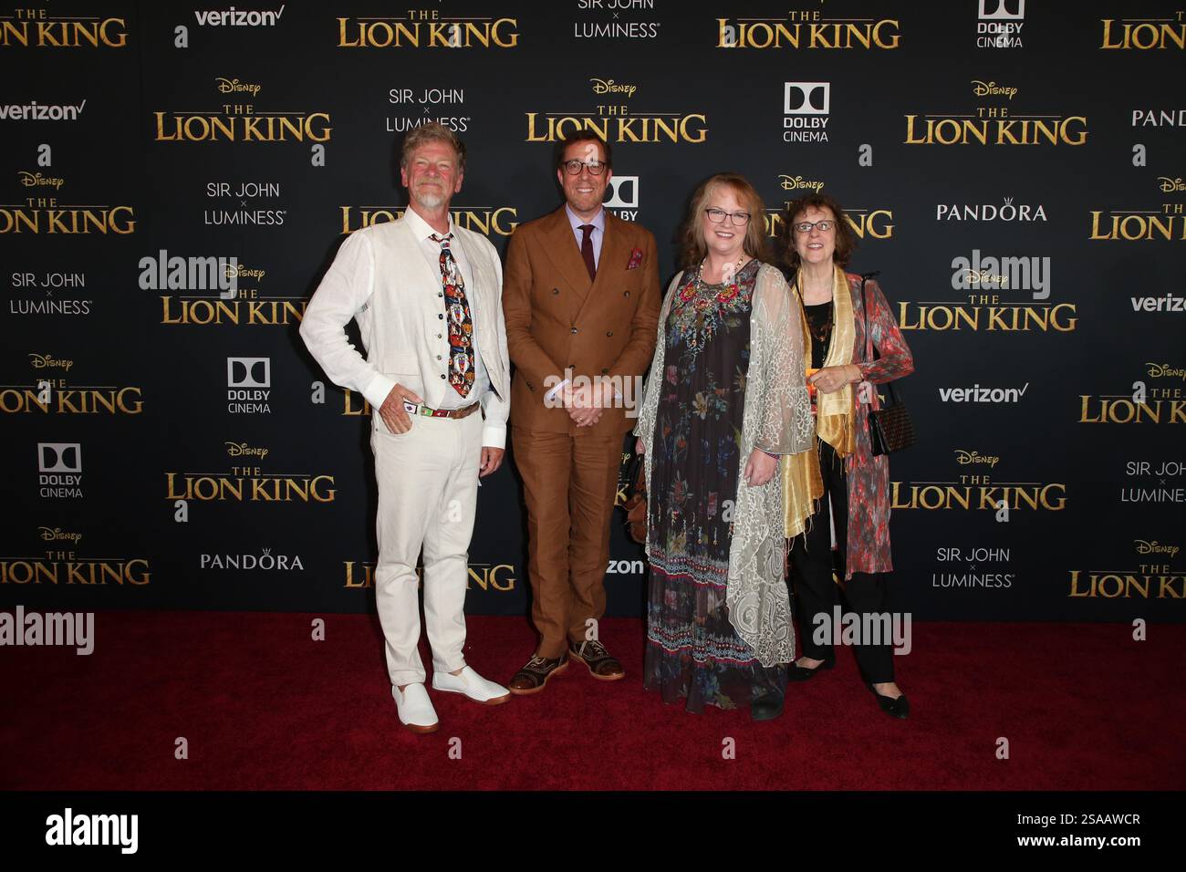 Rob Minkoff and Guests arrives at The Lion King' film premiere at Dolby ...