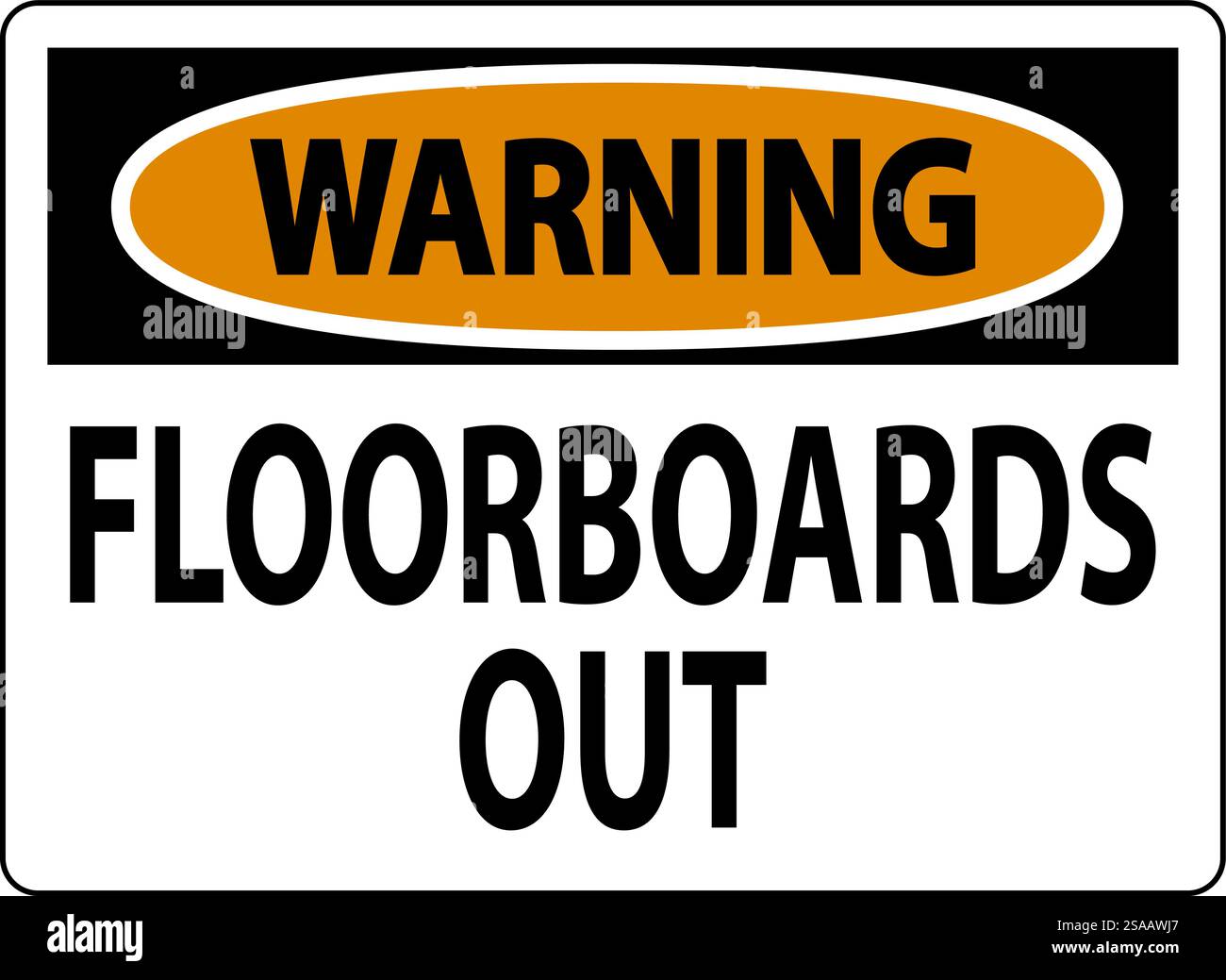 Cartoon warning sign hi-res stock photography and images - Alamy