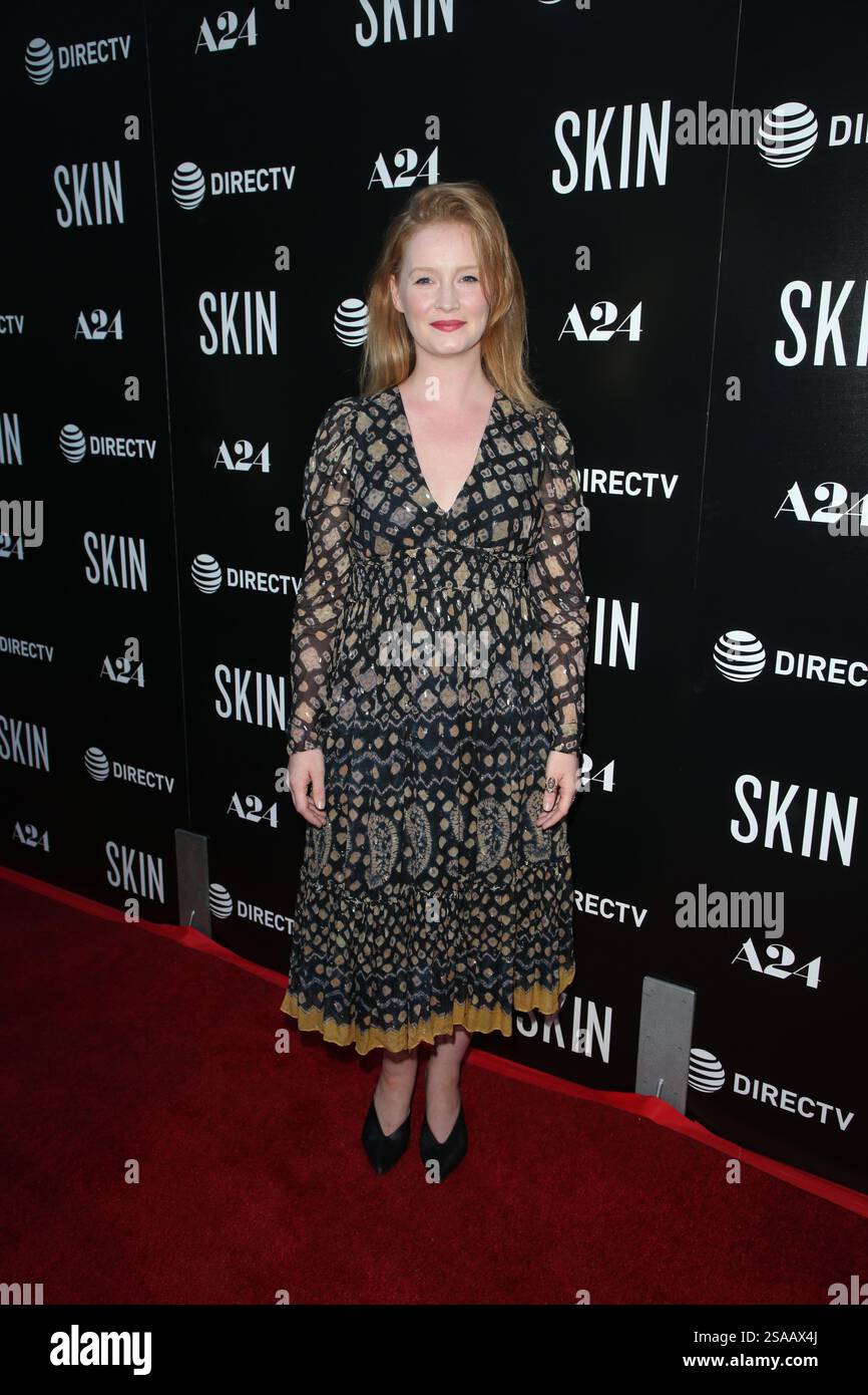 Kimberly Van Der Beek attend the LA Special Screening Of A24's 'Skin ...