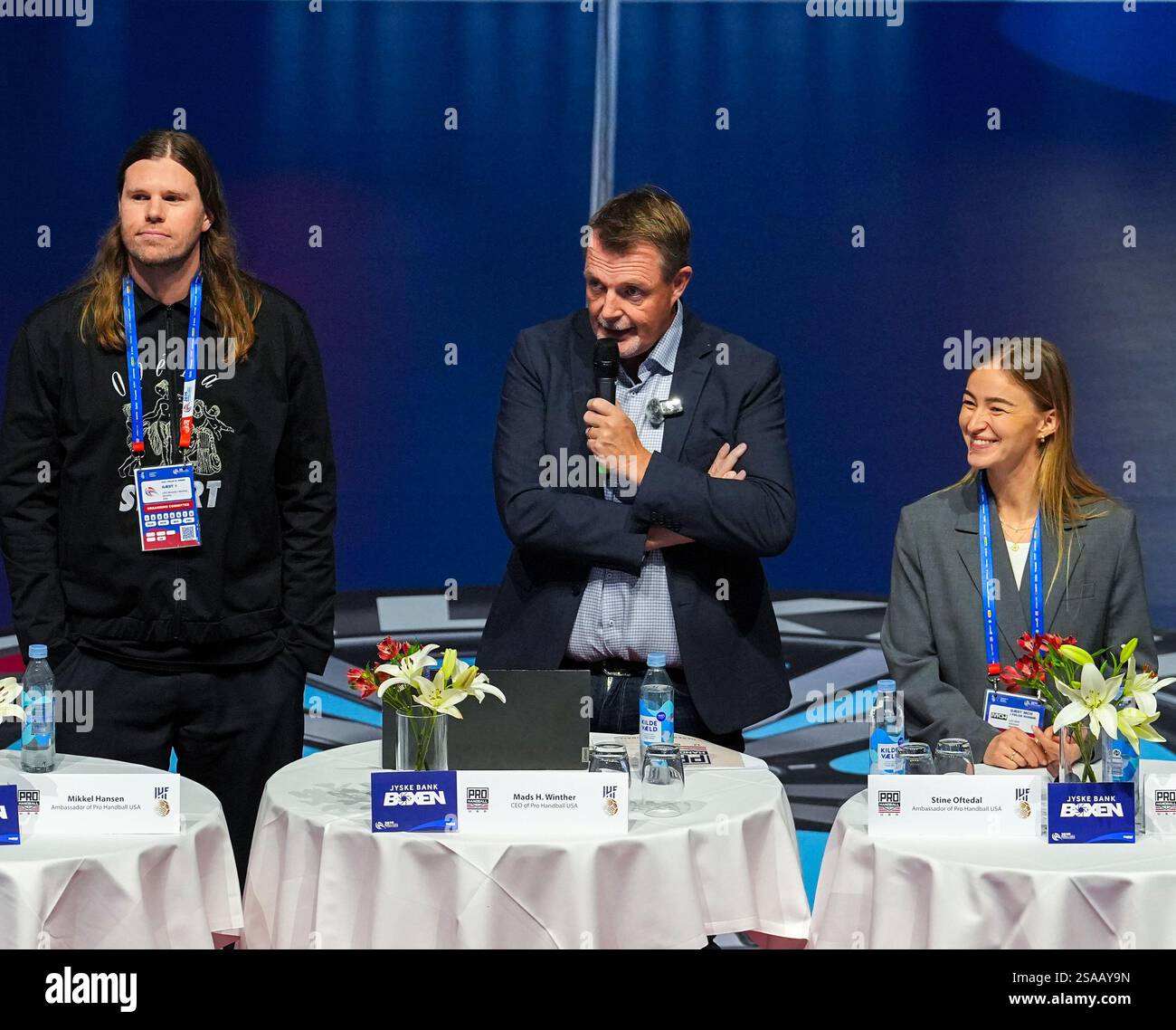 25 January 2025, Denmark, Herning: Handball: World Championship, Pro ...