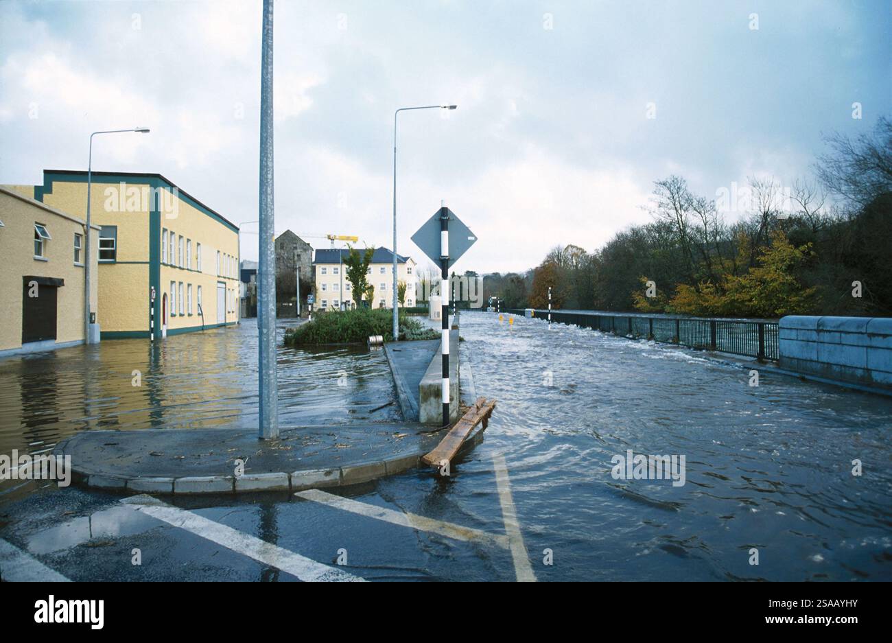 Risen river water flooding trees hi-res stock photography and images ...