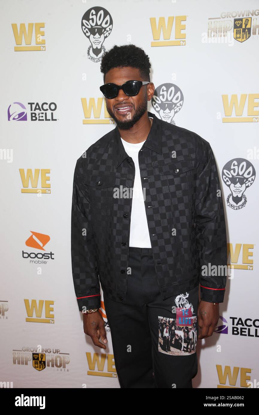Usher attends WE tv "Power, Influence & Hip Hop: The Remarkable Rise Of ...