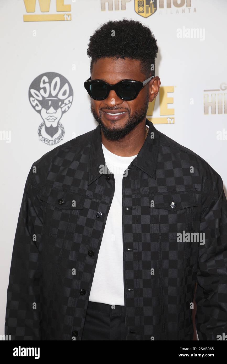 Usher attends WE tv "Power, Influence & Hip Hop: The Remarkable Rise Of ...