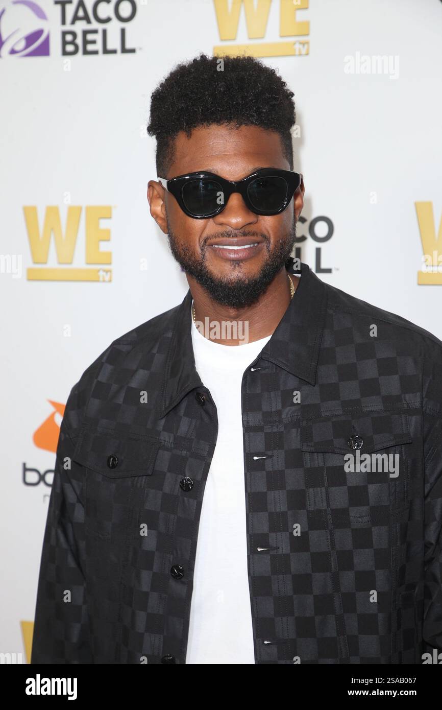 Usher attends WE tv "Power, Influence & Hip Hop: The Remarkable Rise Of ...