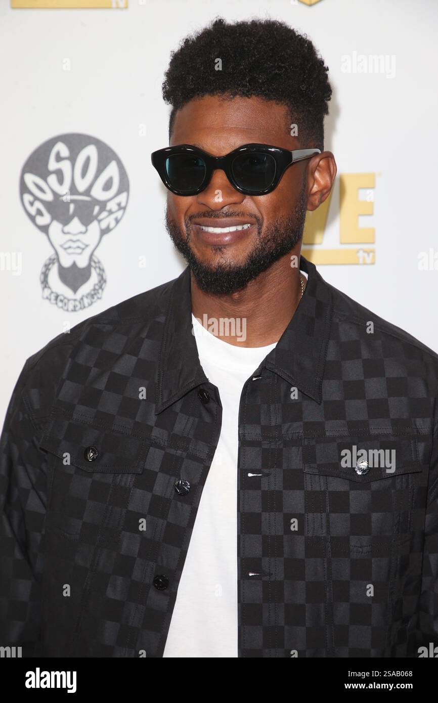 Usher attends WE tv "Power, Influence & Hip Hop: The Remarkable Rise Of ...