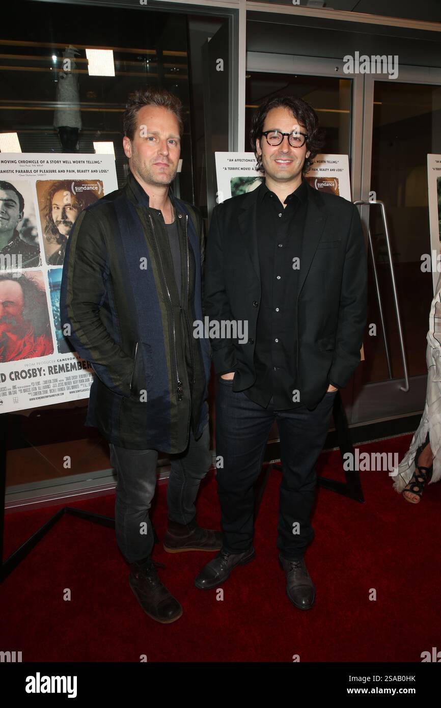 Marcus Eaton and A.J. Eaton at the 'David Crosby: Remember My Name ...