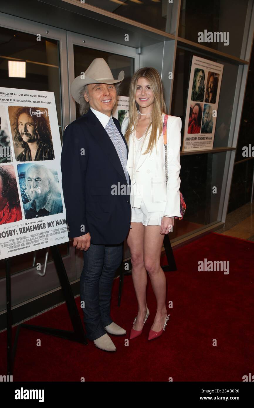 Dwight Yoakam and Emily Joyce at the 'David Crosby: Remember My Name ...