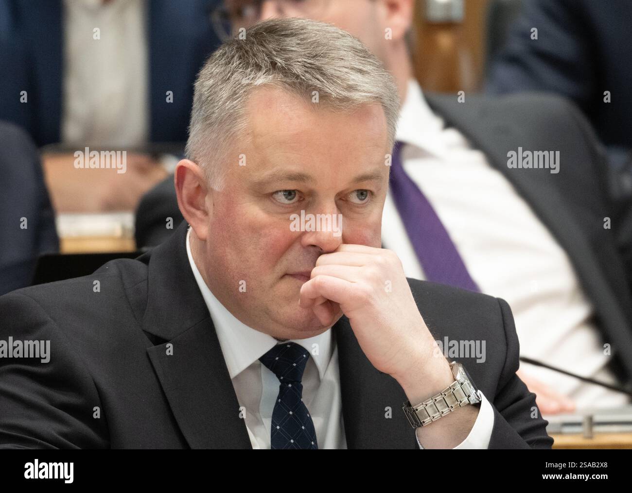 Mainz, Germany. 29th Jan, 2025. Gordon Schnieder, leader of the CDU ...