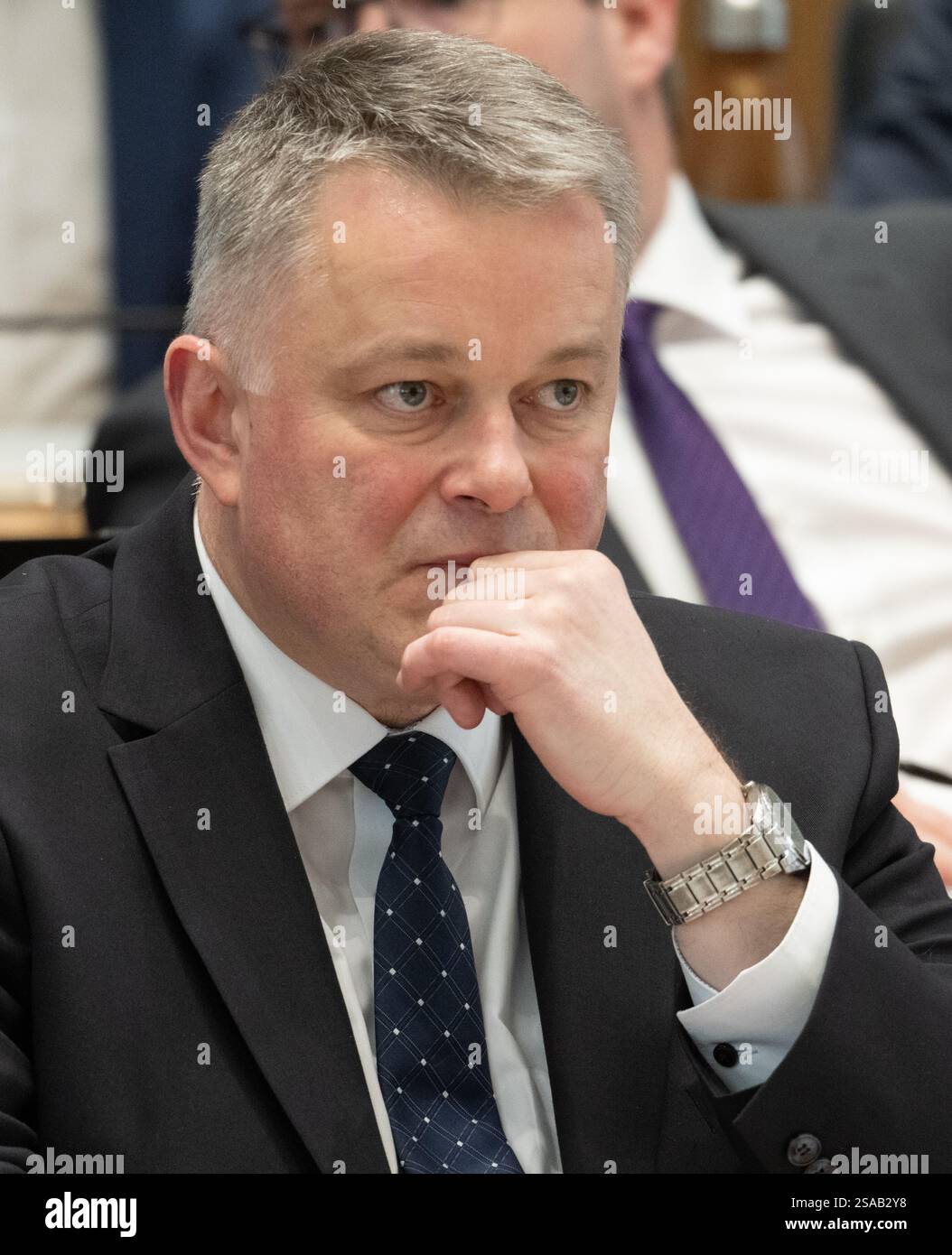 Mainz, Germany. 29th Jan, 2025. Gordon Schnieder, leader of the CDU ...