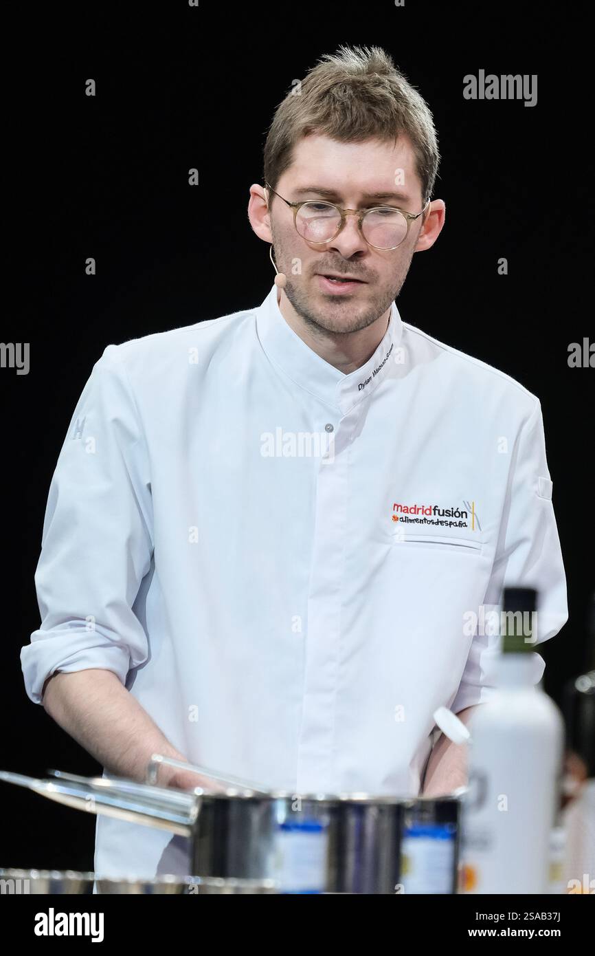 The chef Dylan Watson Brawn during the 30 edition of the MadridFusion 2025 international ...