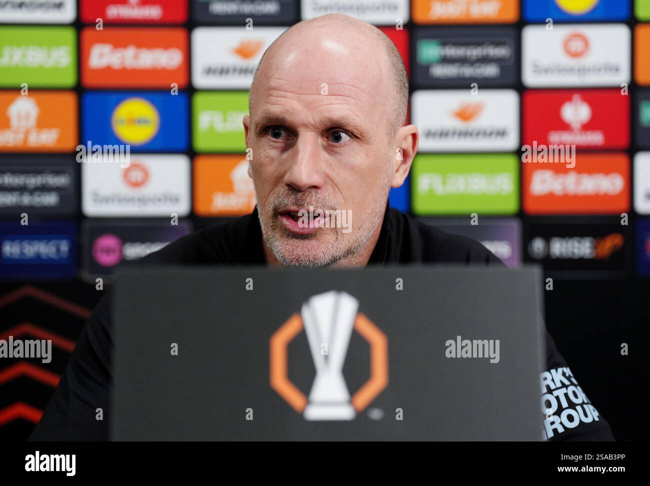 Rangers manager Philippe Clement during a press conference at the ...