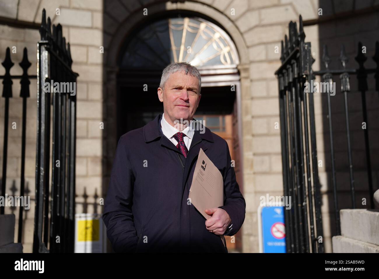 Pa Daly, the Sinn Fein TD for Kerry, outside the High Court in Dublin ...