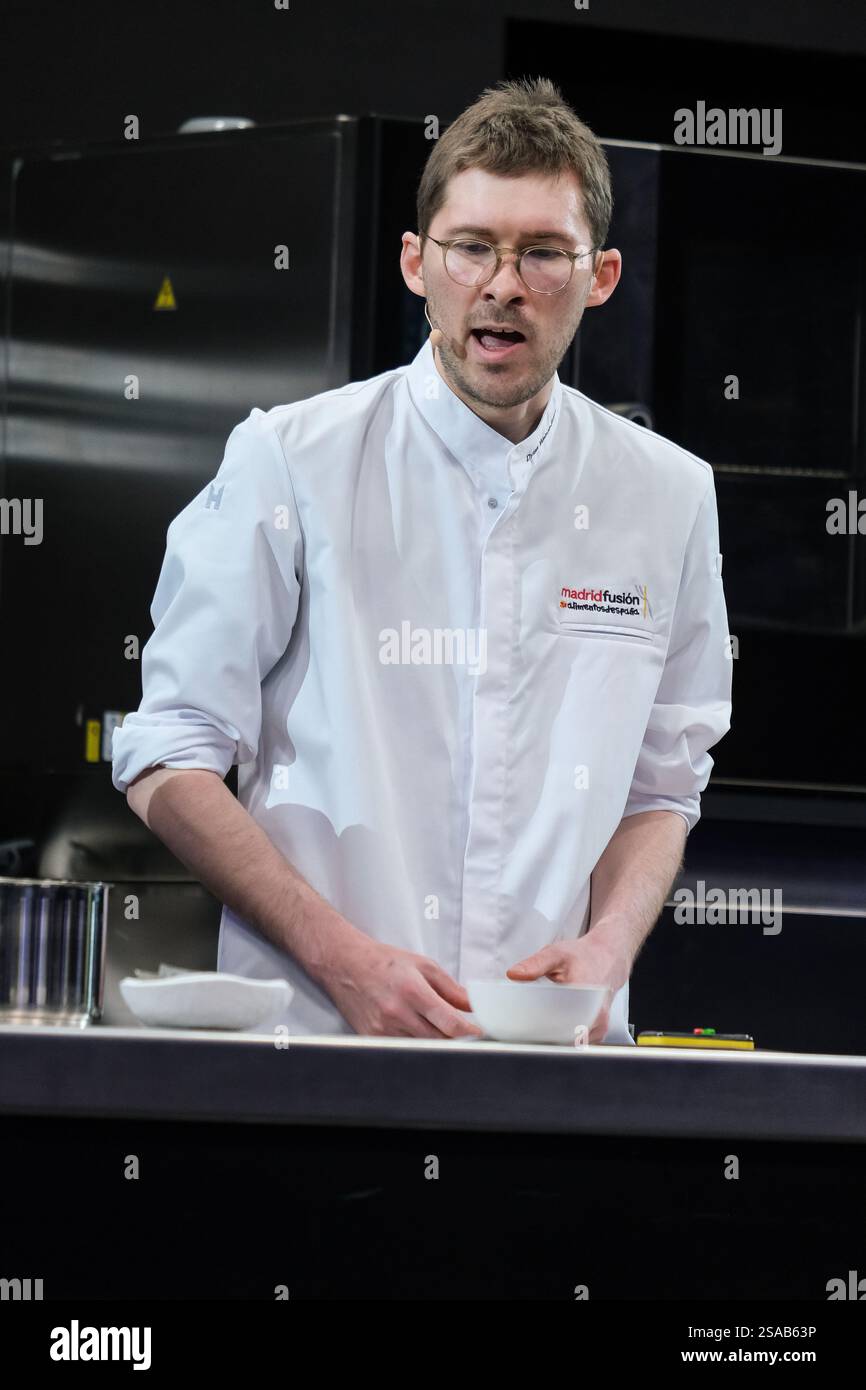 Madrid, Spain. 29th Jan, 2025. The chef Dylan Watson Brawn during the 30 edition of the ...